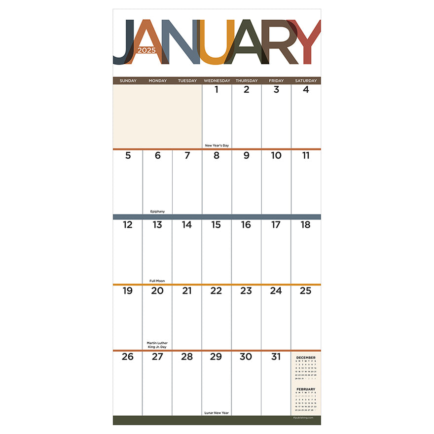 Standard Wall - 12x24 | Page 3 | TF Publishing | Calendars + Planners ...