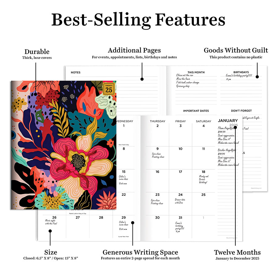 Medium Monthly - 6.5x8 | TF Publishing | Calendars + Planners ...