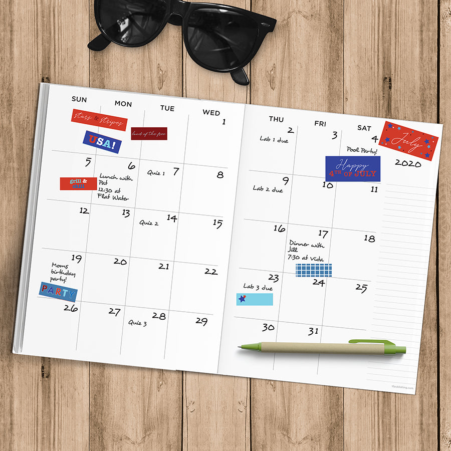 Seasonal Monthly Planner Sticker Pack | TF Publishing | Calendars ...