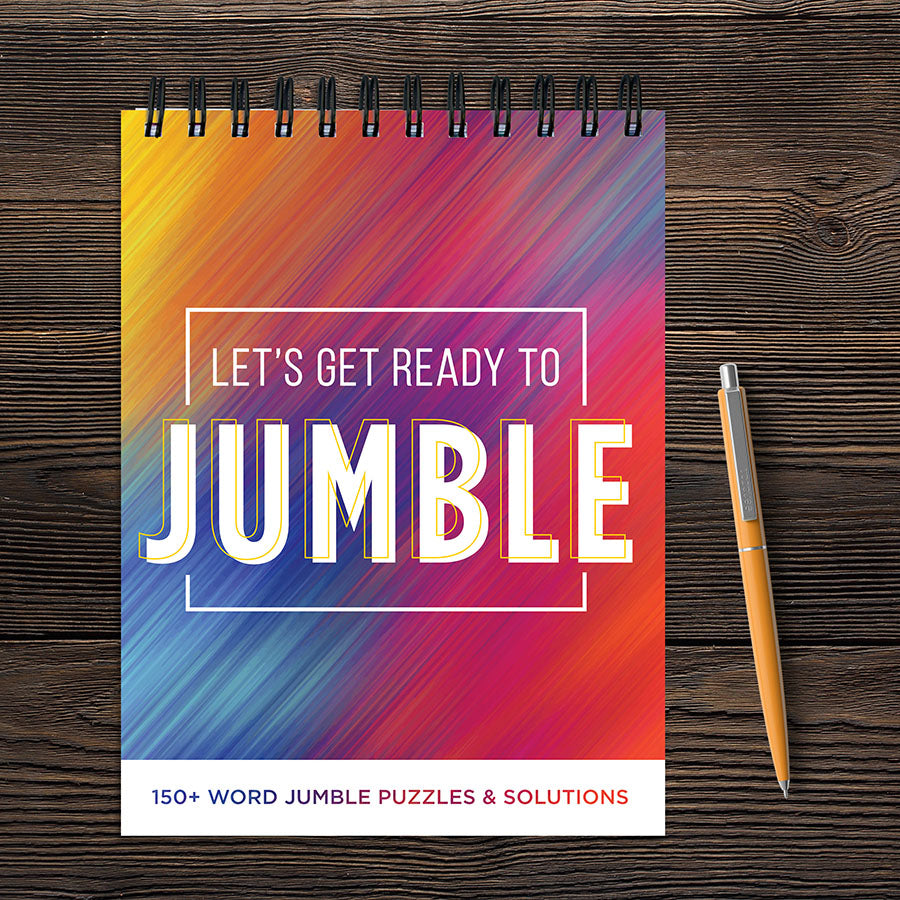 Word Jumble Puzzle Book Spiral Puzzle Pad | TF Publishing | Calendars ...