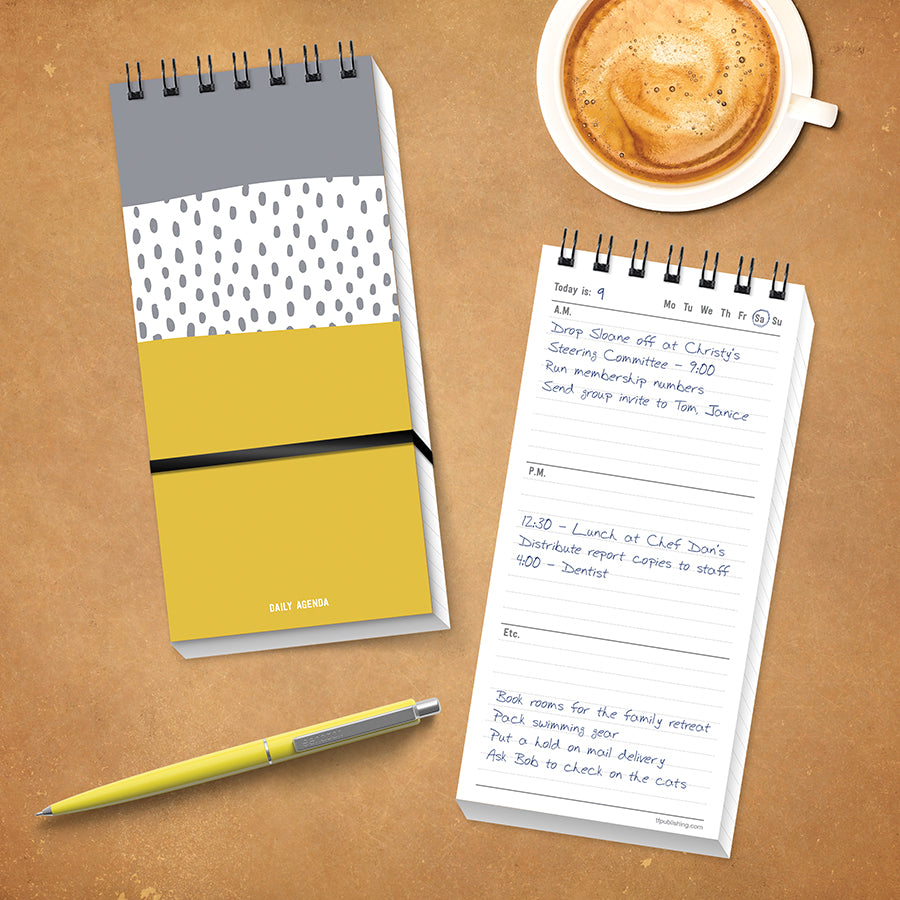 Joy Daily Agenda Planner Pad | TF Publishing | Calendars + Planners ...