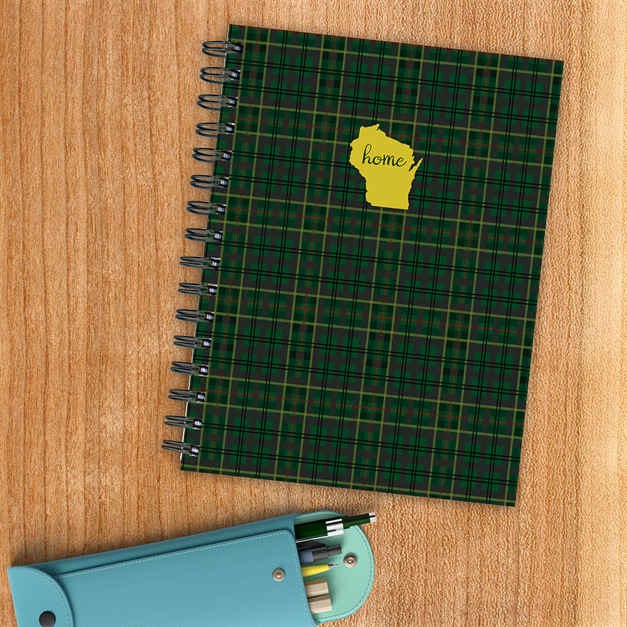 Wisconsin Green Plaid Journal | TF Publishing | Calendars + Planners ...