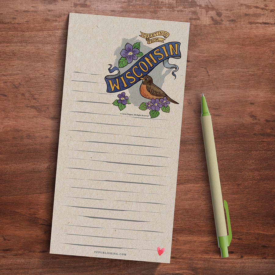 Wisconsin Memo Magnet Pad | TF Publishing | Calendars + Planners ...